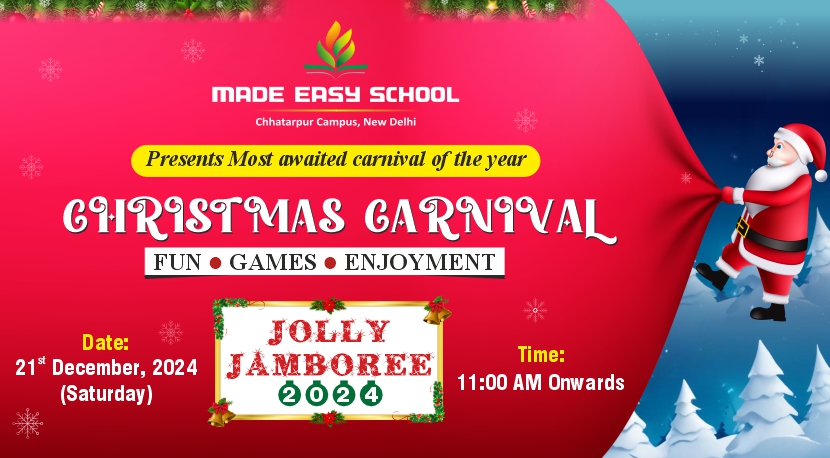 🎄The Mega Christmas Carnival 2025 🎁 | MADE EASY SCHOOL
